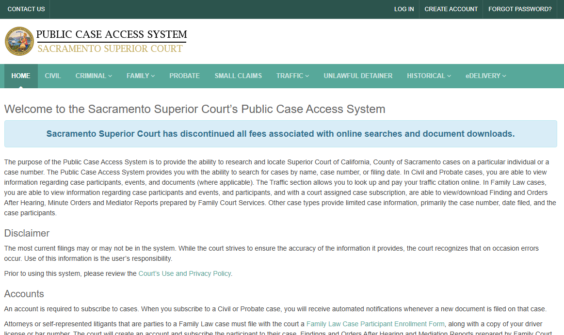 Sacramento County Court - Sacramento County Court